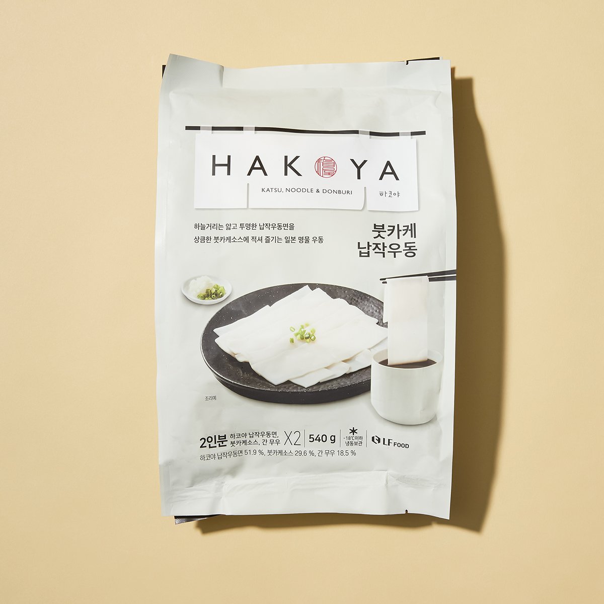 [하코야] 붓카케 납작우동 540g - SSG.COM