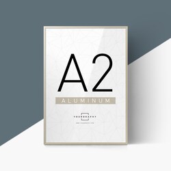 A2 알루미늄 액자 (샴페인골드) - SSG.COM