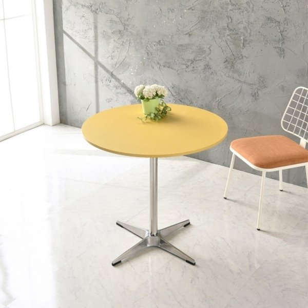 [숨결]다이닝 카페 원형 테이블 식탁 600 - SSG.COM