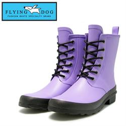 [플라잉독]레인부츠 VALLEY SHORT LACED UP-PURPLE - SSG.COM