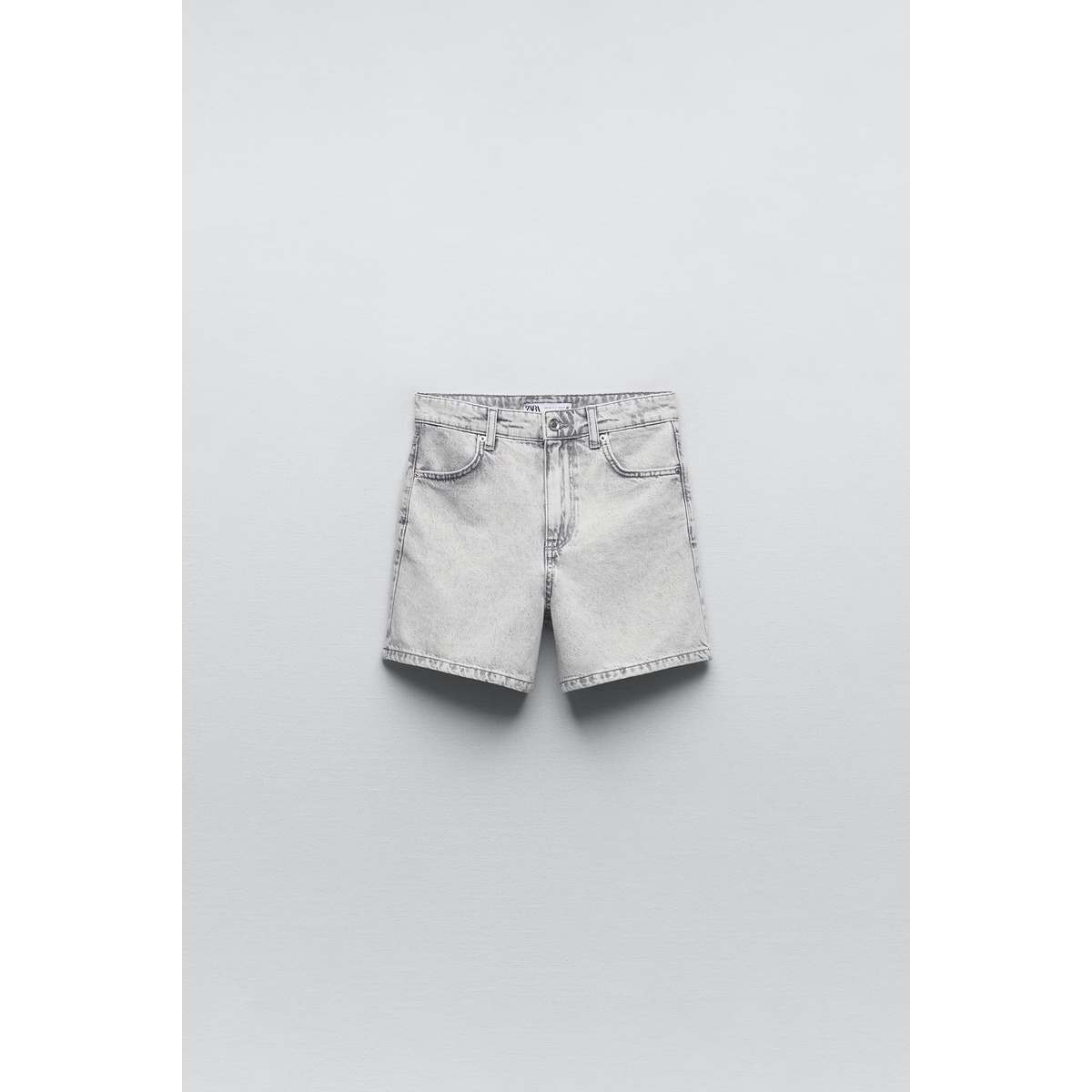 자라 Z1975 데님 맘핏 하이웨이스트 쇼츠 7147/222 GREY - SSG.COM