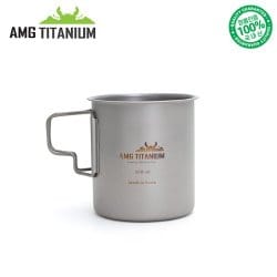 [AMG티타늄] 티타늄 싱글머그컵(샌딩)450ML - SSG.COM