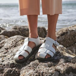 [Jerusalem Sandals] 1069 MILO-WHITE/BLACK (마일로) - SSG.COM