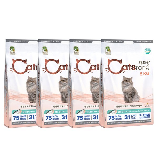 NEW 캐츠랑 전연령 고양이 사료 5kg x4 - SSG.COM