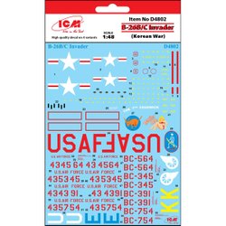 BICMD4802 1/48 B-26B/C Invader Korean War-Decal - SSG.COM