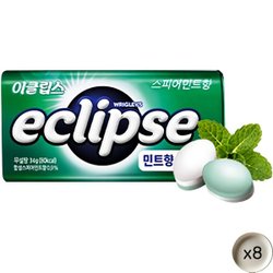 이클립스 스피어민트향 캔디 34g 8개 틴케이스 - SSG.COM