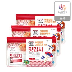 (m)[종가](기획)투어맛김치80g*5ea X 3세트 - SSG.COM