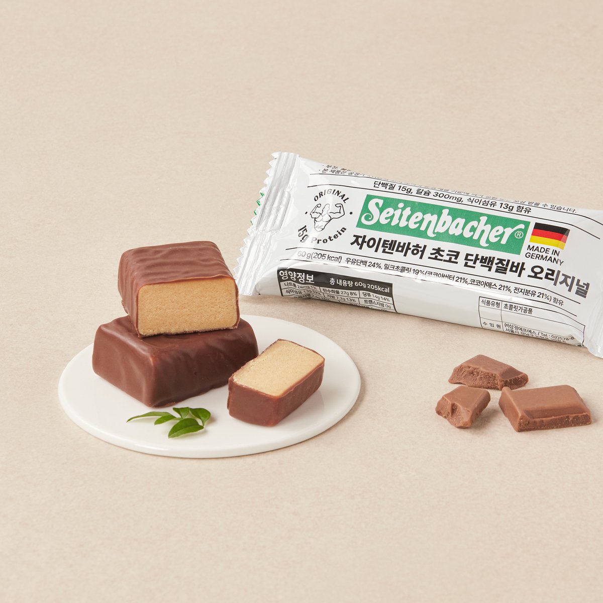 자이텐바허 초코 단백질바 오리지널 60g - SSG.COM