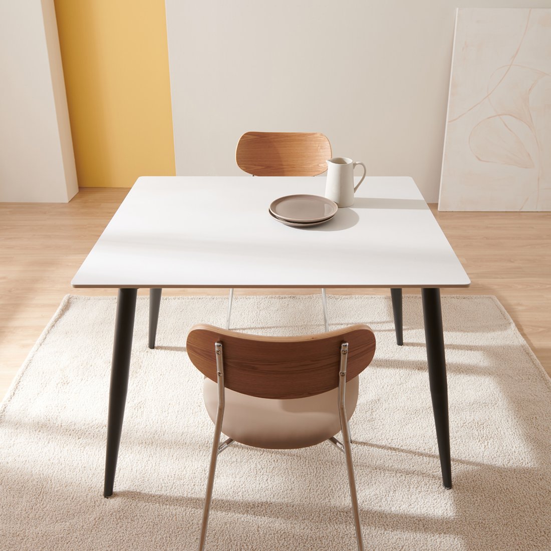 [파로마 본사] 데우스 2인 통세라믹 12T 1000 식탁 의자 세트, 믿고 사는 즐거움 SSG.COM