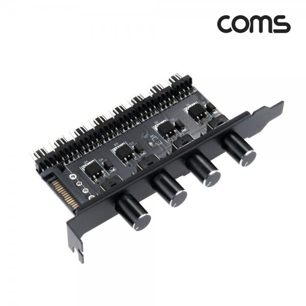 [IH199] Coms 쿨러 팬 속도 조절기 전원 분배 변환기 12V SATA 전원 to 4Px6 다이얼 4EA - SSG.COM