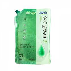 BTM 라이온 참그린 발효식물 리필 1.2L X ( 2매입 ) - SSG.COM