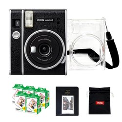 인스탁스 후지필름 미니40 즉석카메라+투명케이스+미니필름100장+선물SET - SSG.COM