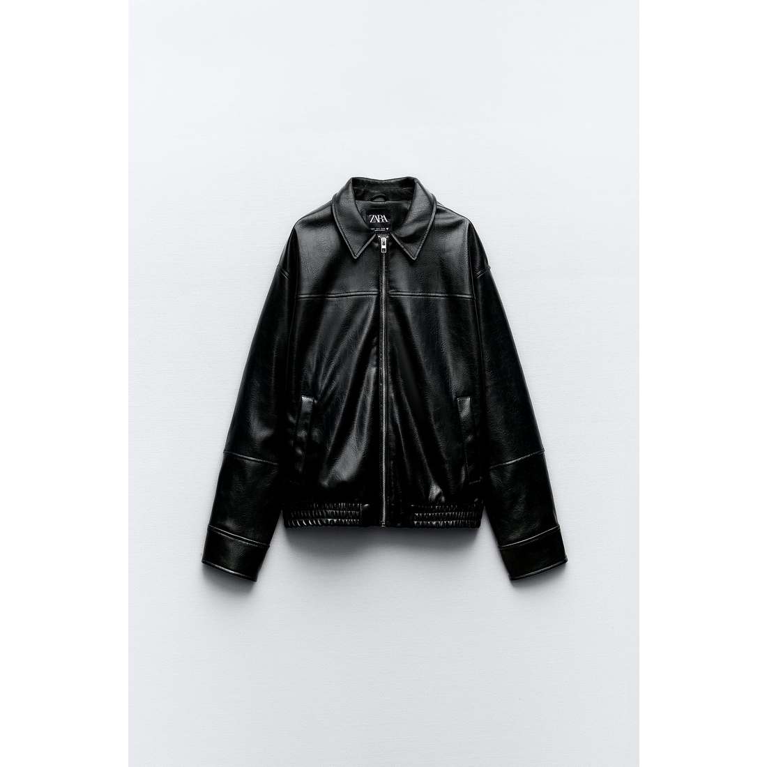 자라 페이크 레더 봄버 재킷 4391/764 BLACK, 믿고 사는 즐거움 SSG.COM