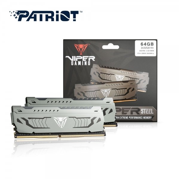 PATRIOT DDR4-3600 CL18 VIPER STEEL (64GB(32Gx2)) - SSG.COM