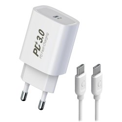 프리미엄 15W PD 1포트 고속 충전 C타입 아이폰 갤럭시 충전기 + 케이블포함 - SSG.COM