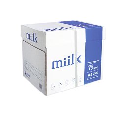 한국제지 밀크 A4용지 복사용지 75g 1박스 2500매 - SSG.COM