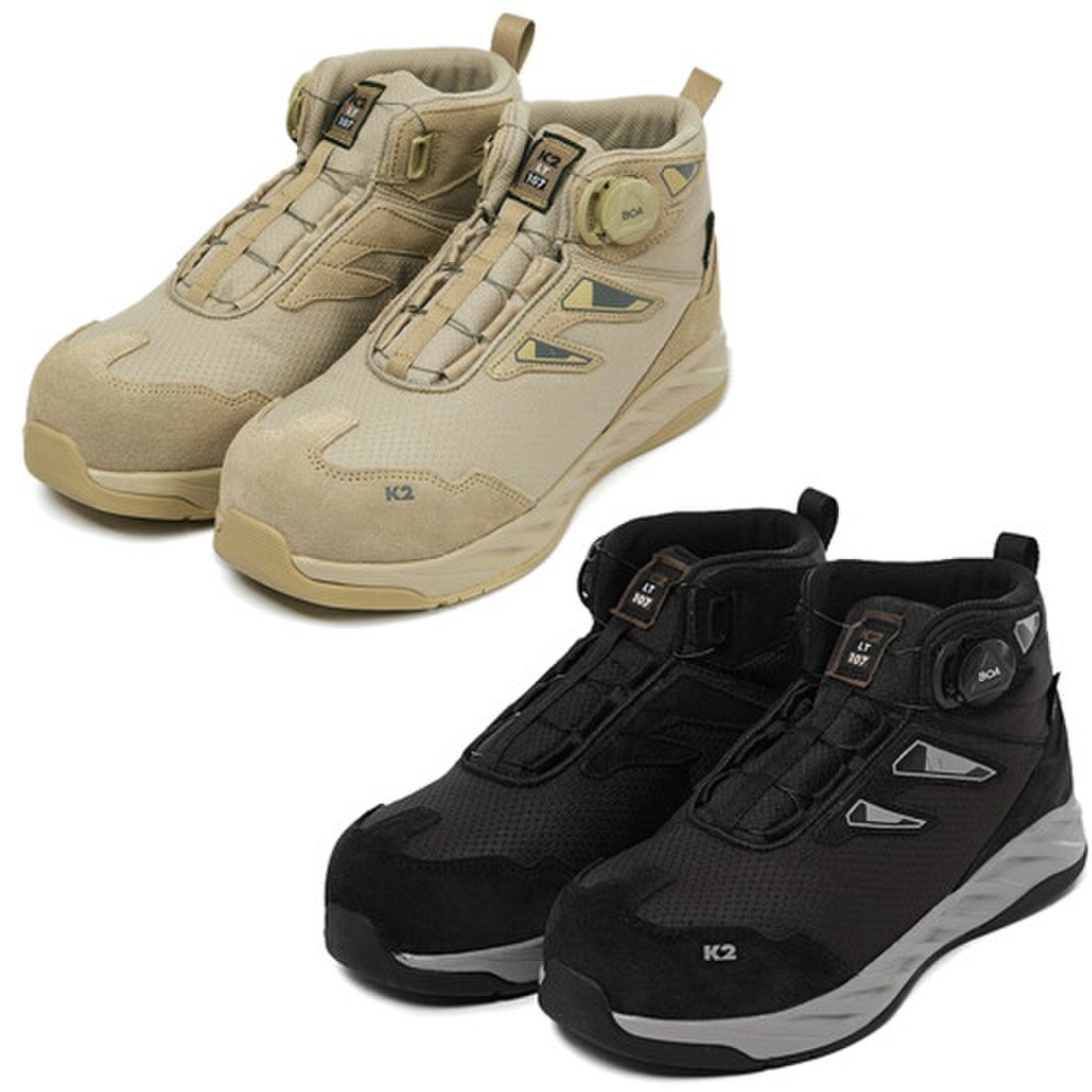 K2 LT-107 가죽 메쉬 6인치 다이얼 안전화 경량 작업화, 믿고 사는 즐거움 SSG.COM