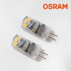 오스람 LED 핀 램프 12V 1.8W 기존 할로겐 20W 대체용 G4 2개 - SSG.COM