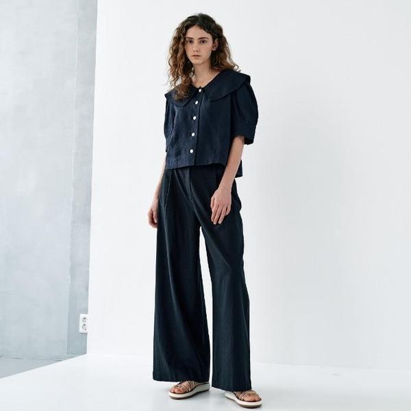 쥬시쥬디 NC02 원턱밴딩와이드롱팬츠-1 JWPT322B (S9894615) - SSG.COM