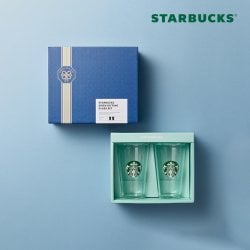 [스타벅스] 사이렌 기프팅 글라스 세트 500ml (2P) - SSG.COM