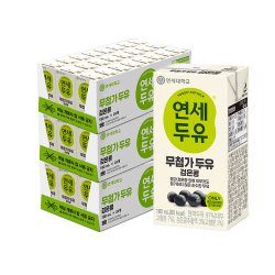 [연세두유] 연세 무첨가 검은콩 두유 190ml (72팩) - SSG.COM