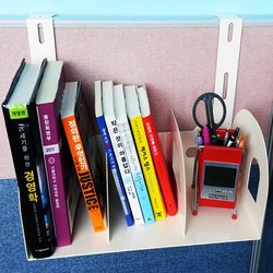 45mm 파티션용 오피스퍼니처正品 레이저가공 파티션책꽂이(3칸 일반하중용) - SSG.COM