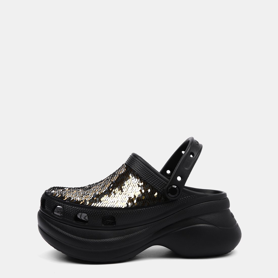 크록스 여성용 클래식 베이 스팽글 클로그 블랙멀티 207317-0C4_NC, 신세계적 쇼핑포털 SSG.COM