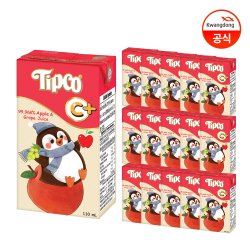 팁코 키즈 애플&그레이프 110ml 4개입X4박스 (16개) - - SSG.COM