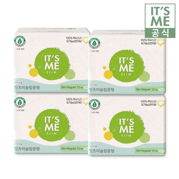 잇츠미 생리대 중형 12p x 4팩[30463977] - SSG.COM