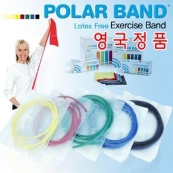 영국정품 Polar band/폴라밴드 엑서사이즈 튜빙 2m 노랑 (탄성저항 운동밴드/옵션별상품선택) - SSG.COM