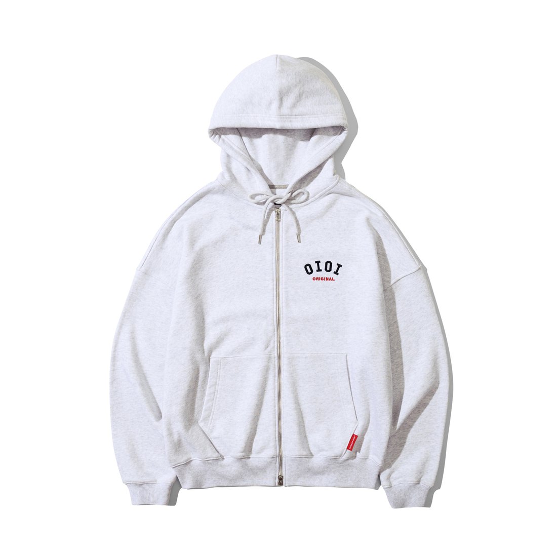 2022 BASIC LOGO HOOD ZIPUP [LIGHTGREY], 신세계백화점