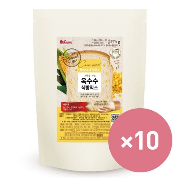 브레드가든 옥수수 식빵믹스 10개입, 10개, 364g - SSG.COM