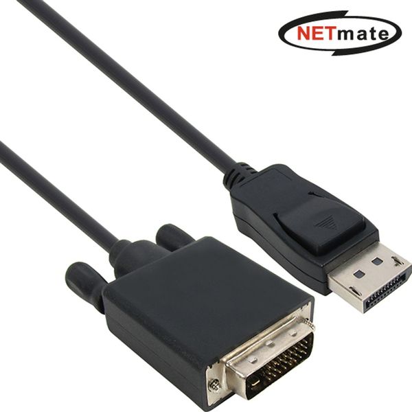 넷메이트 DC-D4 Black DisplayPort to DVI 1.8m - SSG.COM