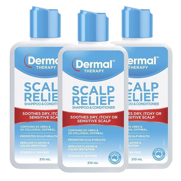 Dermal Therapy 더말테라피 스칼프 릴리프 샴푸 앤 컨디셔너 210ml 3팩 - SSG.COM