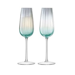 아트박스/엘에스에이 [LSA] 더스크 샴페인잔 2p 세트 250ml (그린그레이) - SSG.COM