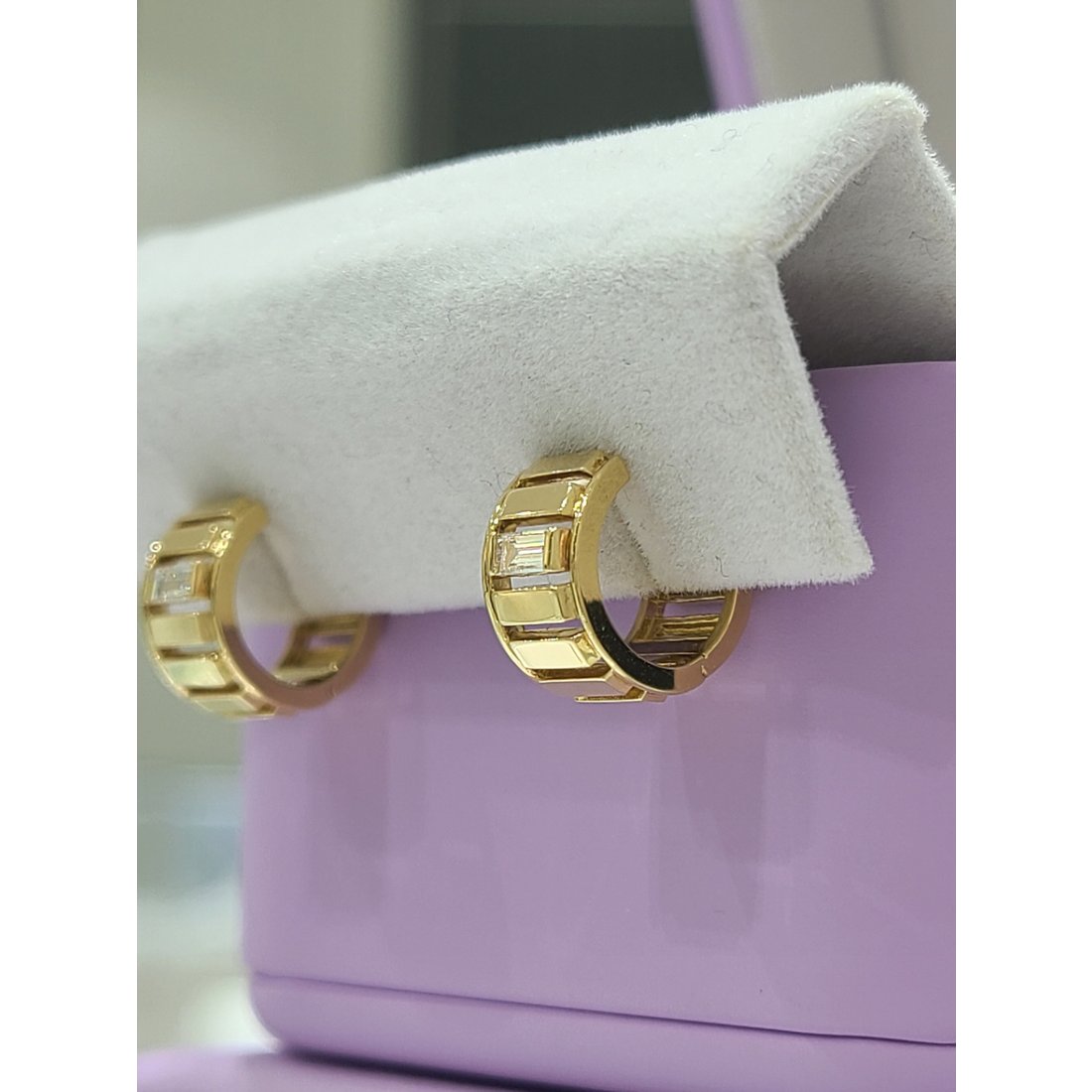 [파주점] 골든듀 파인트리1 다이아몬드 원터치 귀걸이 YG 18k 212200018, 믿고 사는 즐거움 SSG.COM