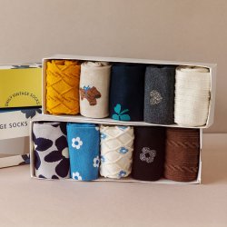 데일리 빈티지 삭스 우먼 5P - SSG.COM