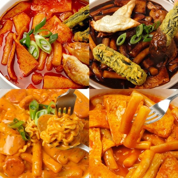 [식탁이야기] 국물 585g + 짜장 585g + 옛날 분식집맛 815g + 로제 떡볶이 570g 총4팩 - SSG.COM