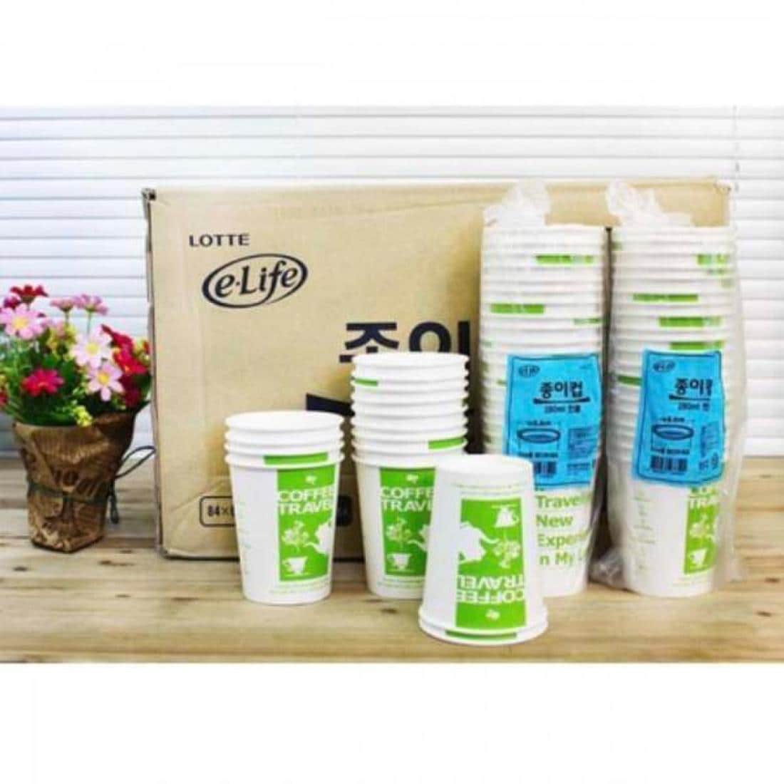 종이컵 일회용컵 튼튼한종이컵 BOX 롯데 테이크아웃 280ml 500P, 이마트몰, 당신과 가장 가까운 이마트