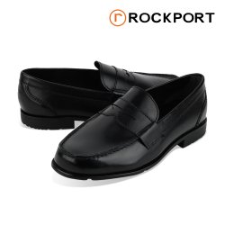 락포트 남성 페니 로퍼 클래식 블랙 W발볼 M76443 - SSG.COM