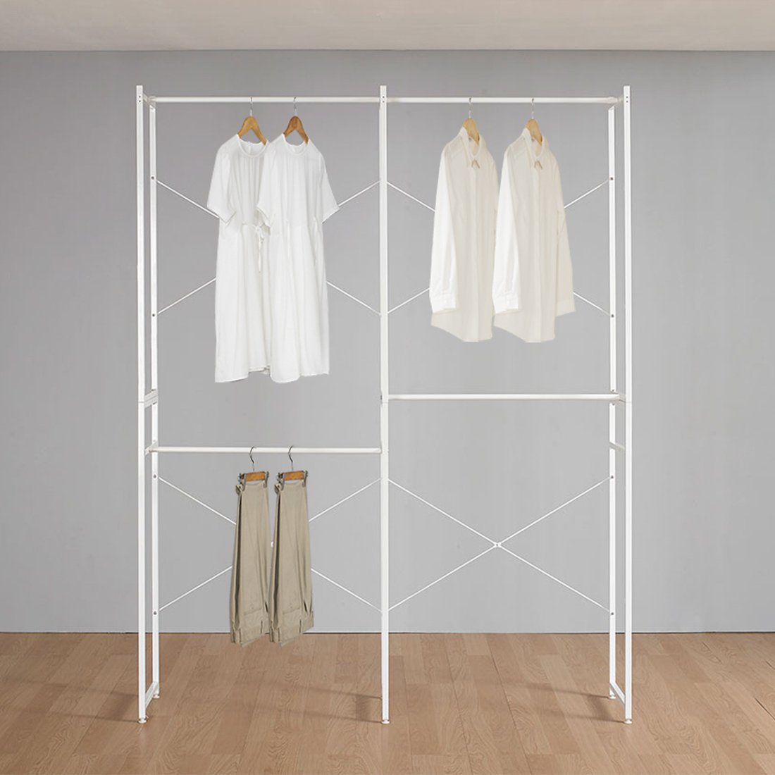 휴센 이지홈 1700 드레스룸 시스템 옷장 행거, 믿고 사는 즐거움 SSG.COM