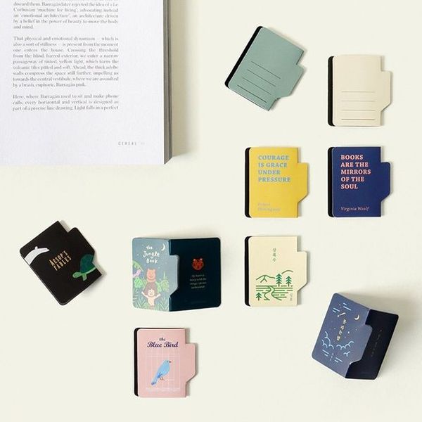 마그네틱 인덱스 북마커 8P 자석 책갈피 북마크 마킹 - SSG.COM