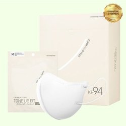 참존 톤업핏 블랙라벨 라이트 KF94 마스크 중형 오픈 화이트 25매 - SSG.COM