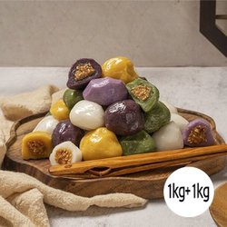 차이 찌지않고 바로먹는 오색송편 1kg+1kg - SSG.COM
