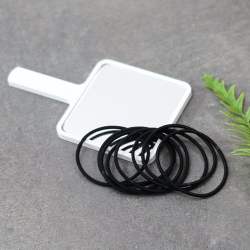 무팁 머리끈(소)검정 8P - SSG.COM