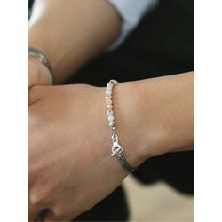 Drop stone chain (mix color) (925 silver) - SSG.COM
