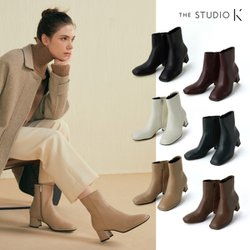 (3만원 인하 마지막물량)더스튜디오케이(The studio K) 램스킨 스트레치 앵클 부츠 - SSG.COM