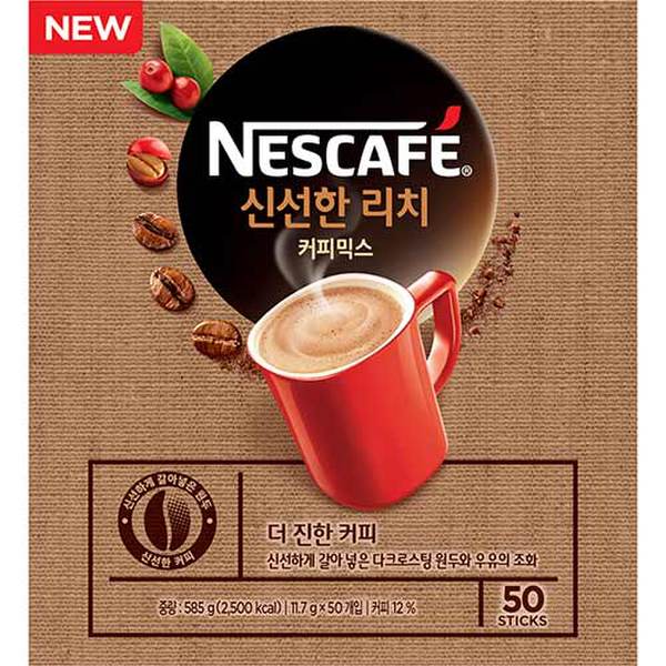 [NESCAFE] 신선한 리치 커피믹스(11.7g*50개입) 585g - SSG.COM