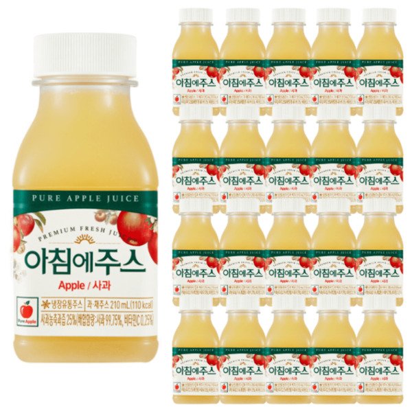 서울우유 아침에 주스 사과 210ml x20개 - SSG.COM