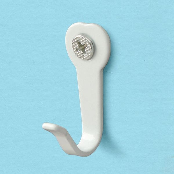 벽옷걸이 후크 스틸 흰색 옷걸이 10p - SSG.COM